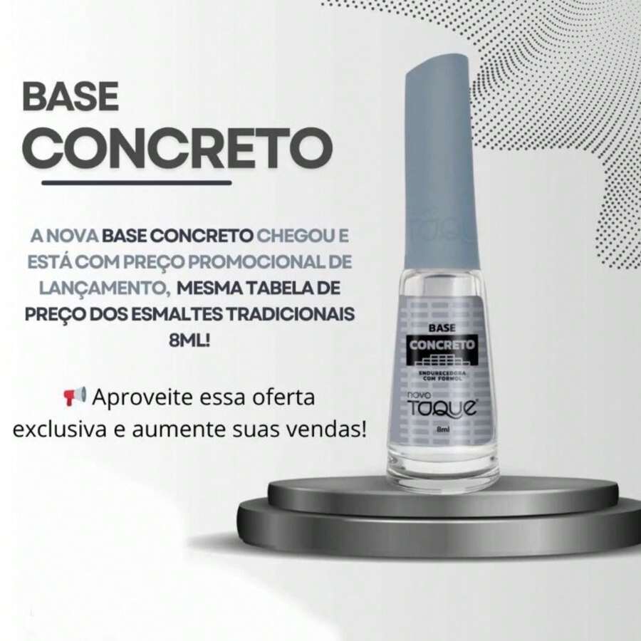 Novo Toque kit com 3 Base Concreto - Unhas Fortes - Lançamento | SHEIN ...