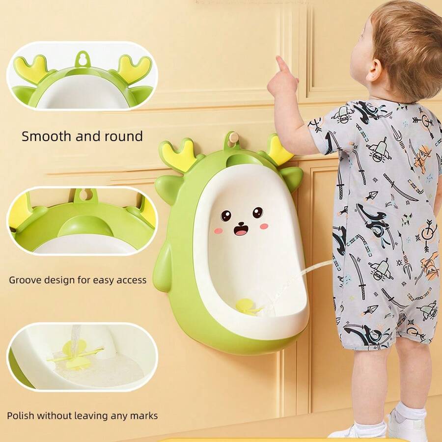 Children's Urinal Potty Trainer, Wall-Mounted Boys' Standing Urinal ...