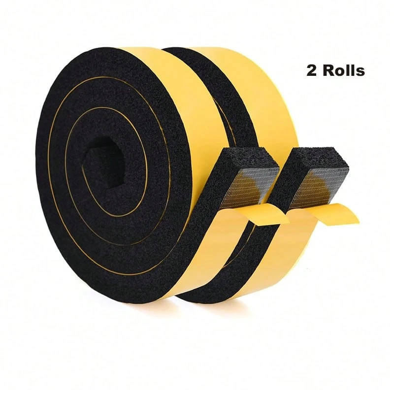 NBR Foam Window Air Conditioner Foam Weather Stripping Door Seal Strip ...