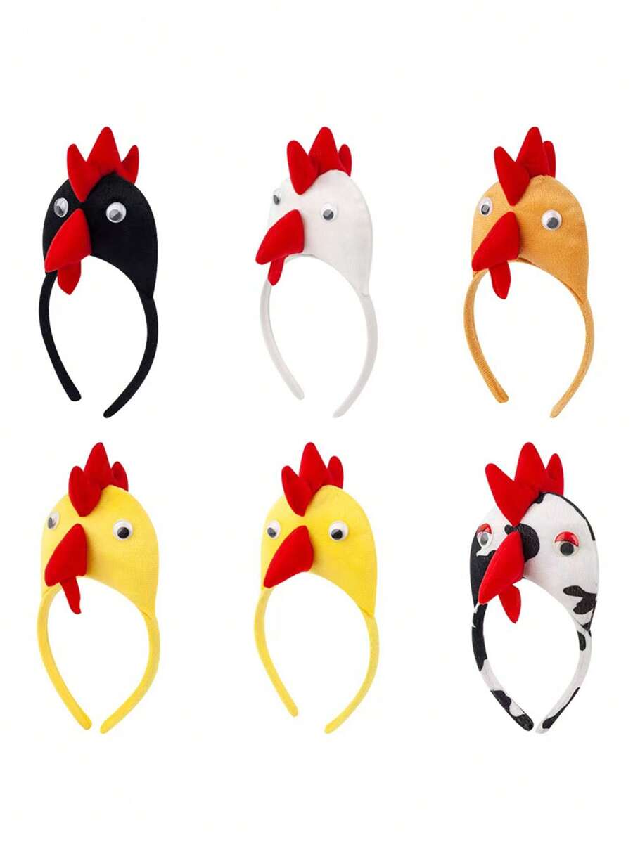 1pc Animal Headband Easter Chicken Chick Hair Hoop Party Costume ...