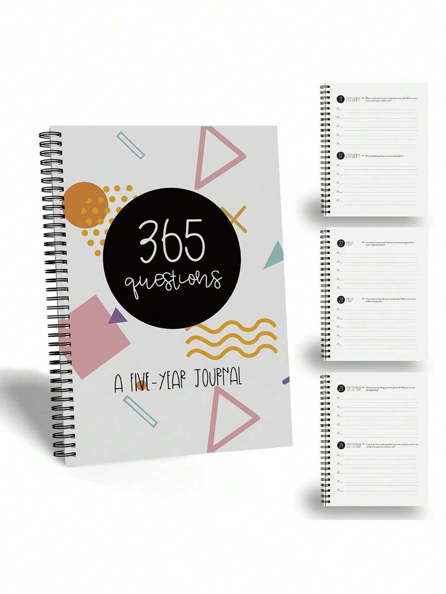 365 Questions: 5 Year Journal Prompts For Reflective Writing - Daily ...