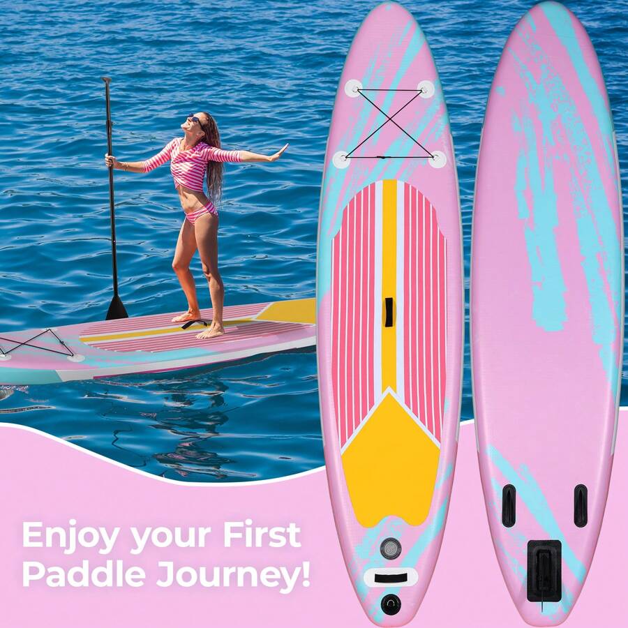 Pirecart 10FT Inflatable Stand Up Paddle Board, Ultra-Light Paddleboard ...
