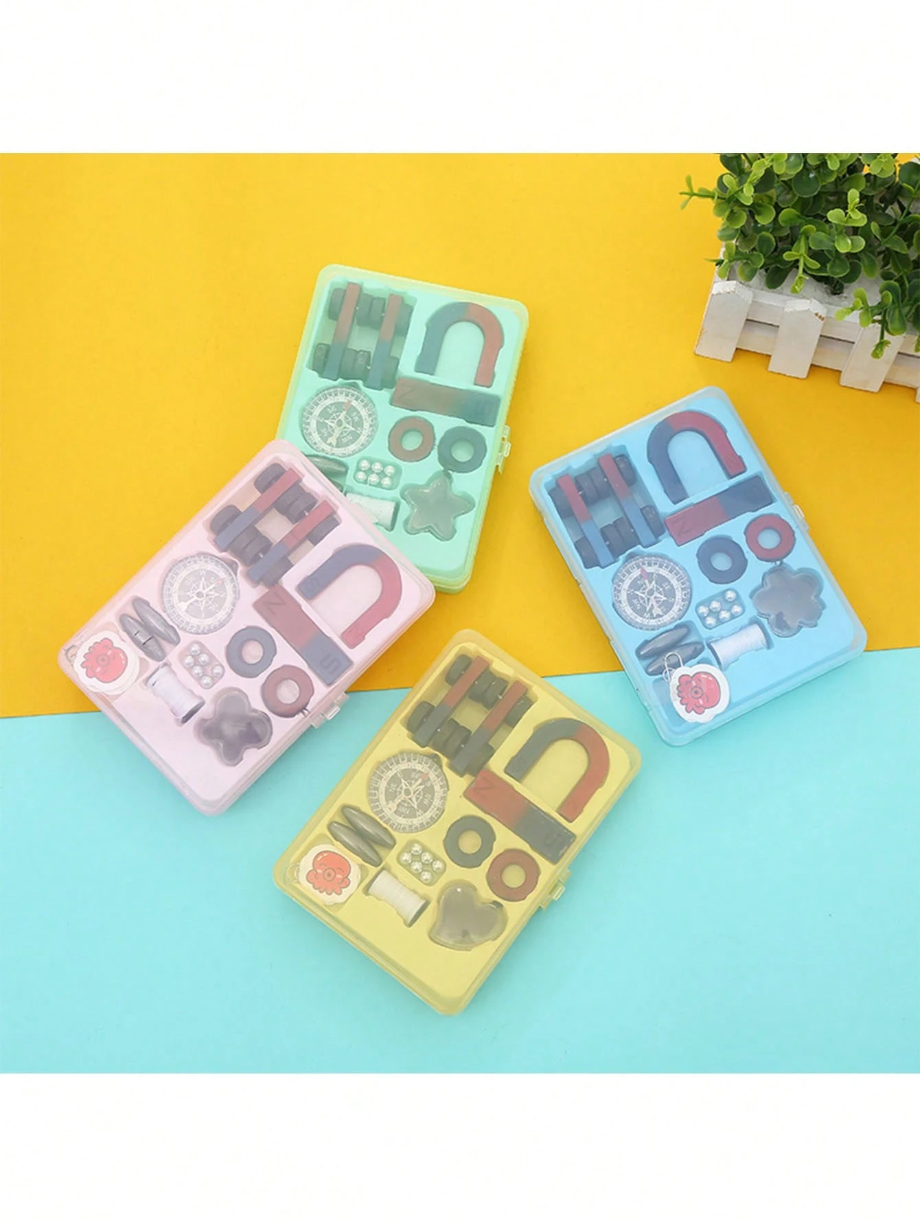 Magnet Teaching Materials. Puzzle Magnetic Dynamic Science Experiment ...