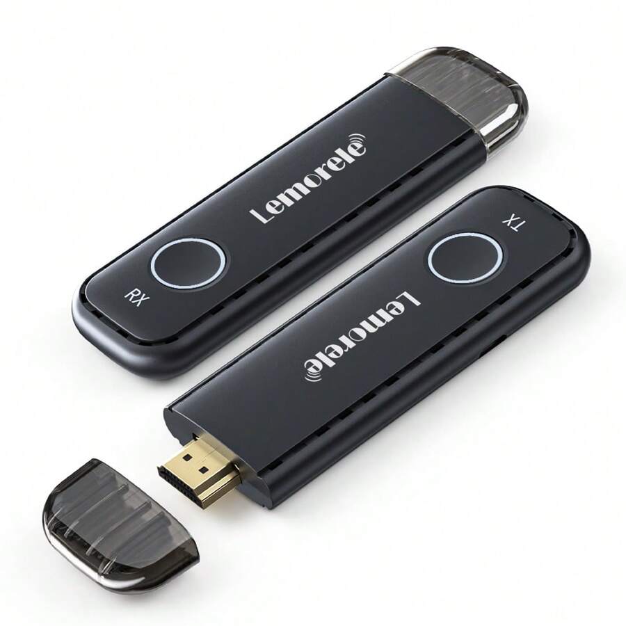 Lemorele 50M Wireless HDMI Transmitter Receiver 1080P Display Dongle ...