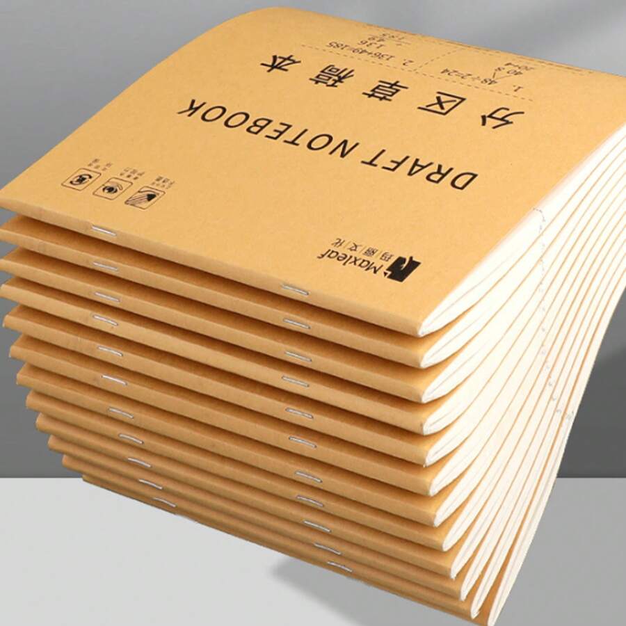 Thick Segmented Rough Draft Notebook, For Elementary School Students ...