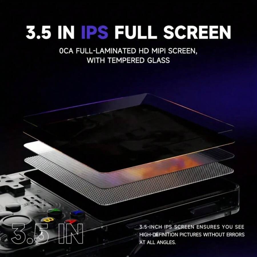 R36s Mobile Handheld Game Machine-USB Charging, Wireless Battery ...