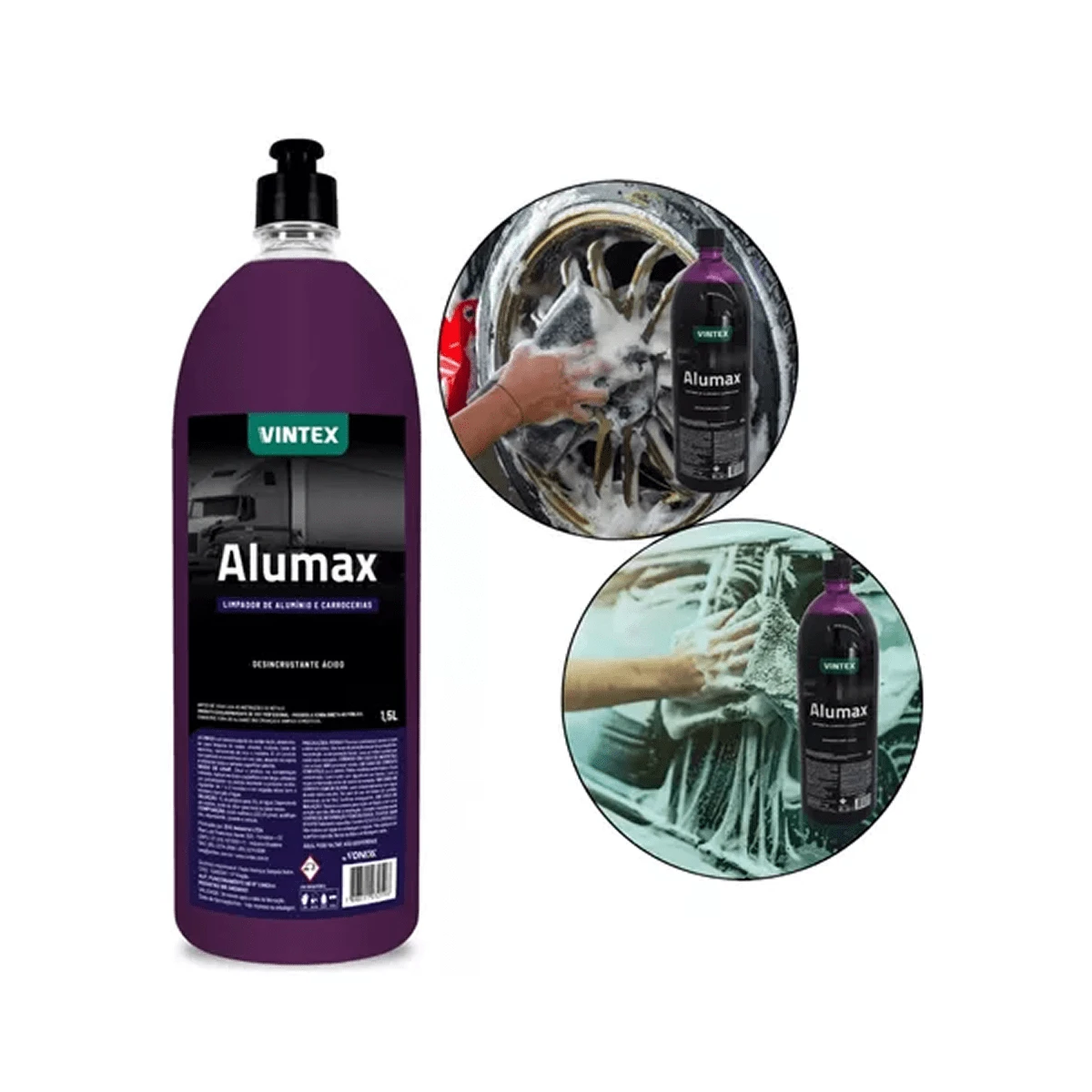 Alumax Vonixx Aluminum Wheel Cleaner Engine Trunk Chassis Vintex 1.5L ...