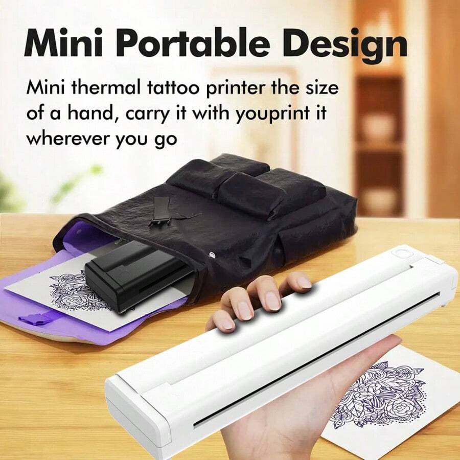 Imprimante portable A4, mini-imprimante, imprimante thermique portable ...