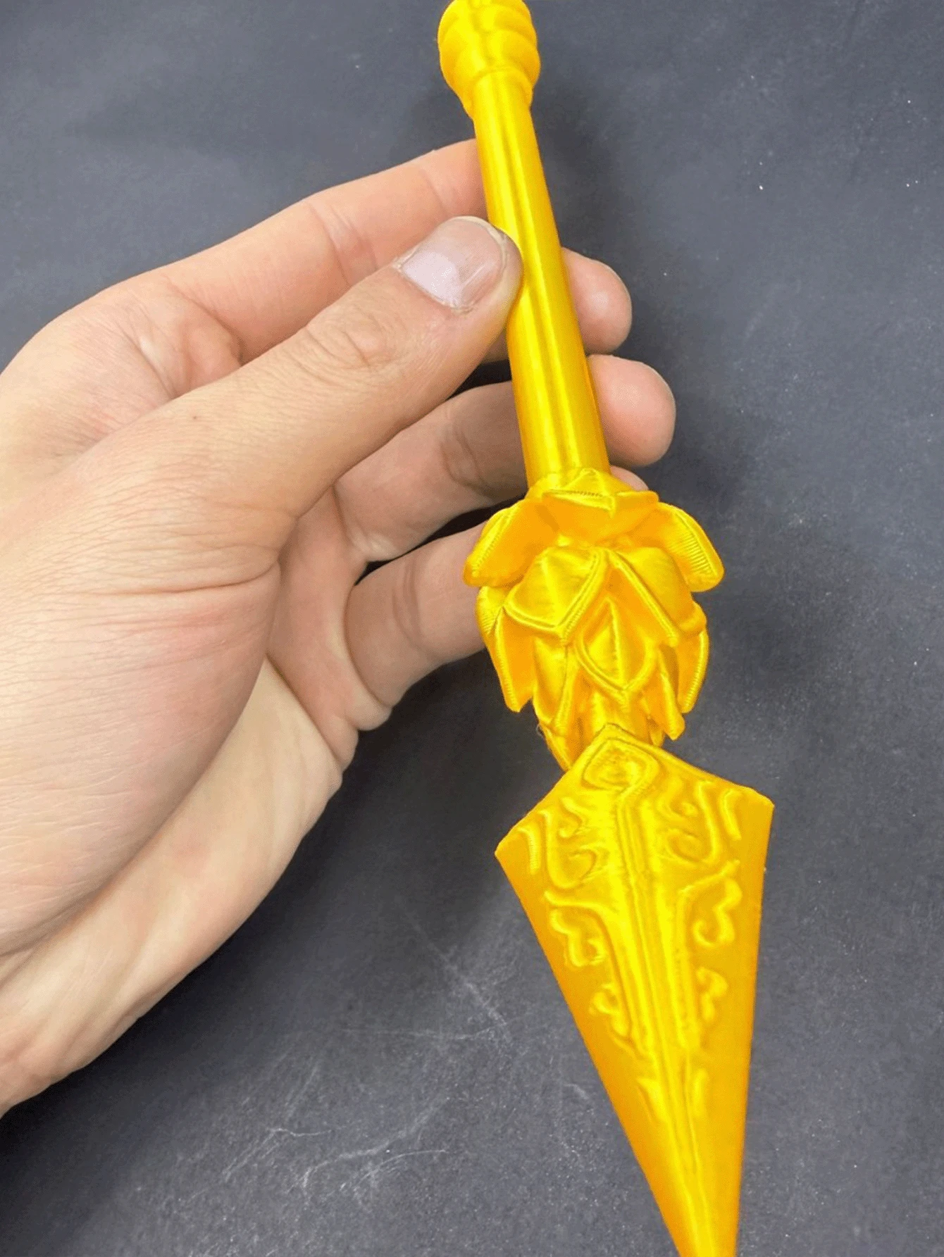 1pc Nezha 2 Collectible Fire-Tipped Spear 3D Printed Desk Decor | SHEIN USA