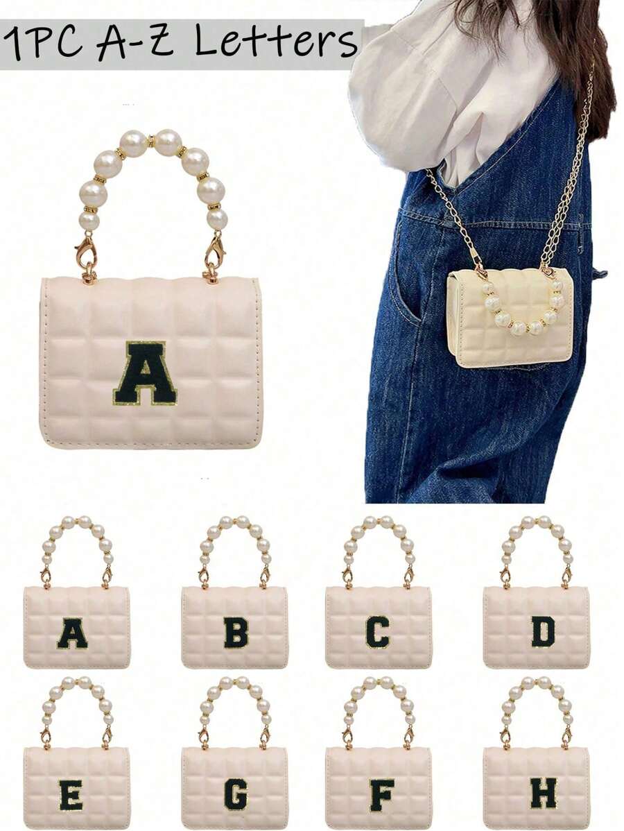 1pc A-Z Letters Diy, Fashionable Pu Magnet Buckle, Fashionable Mini ...