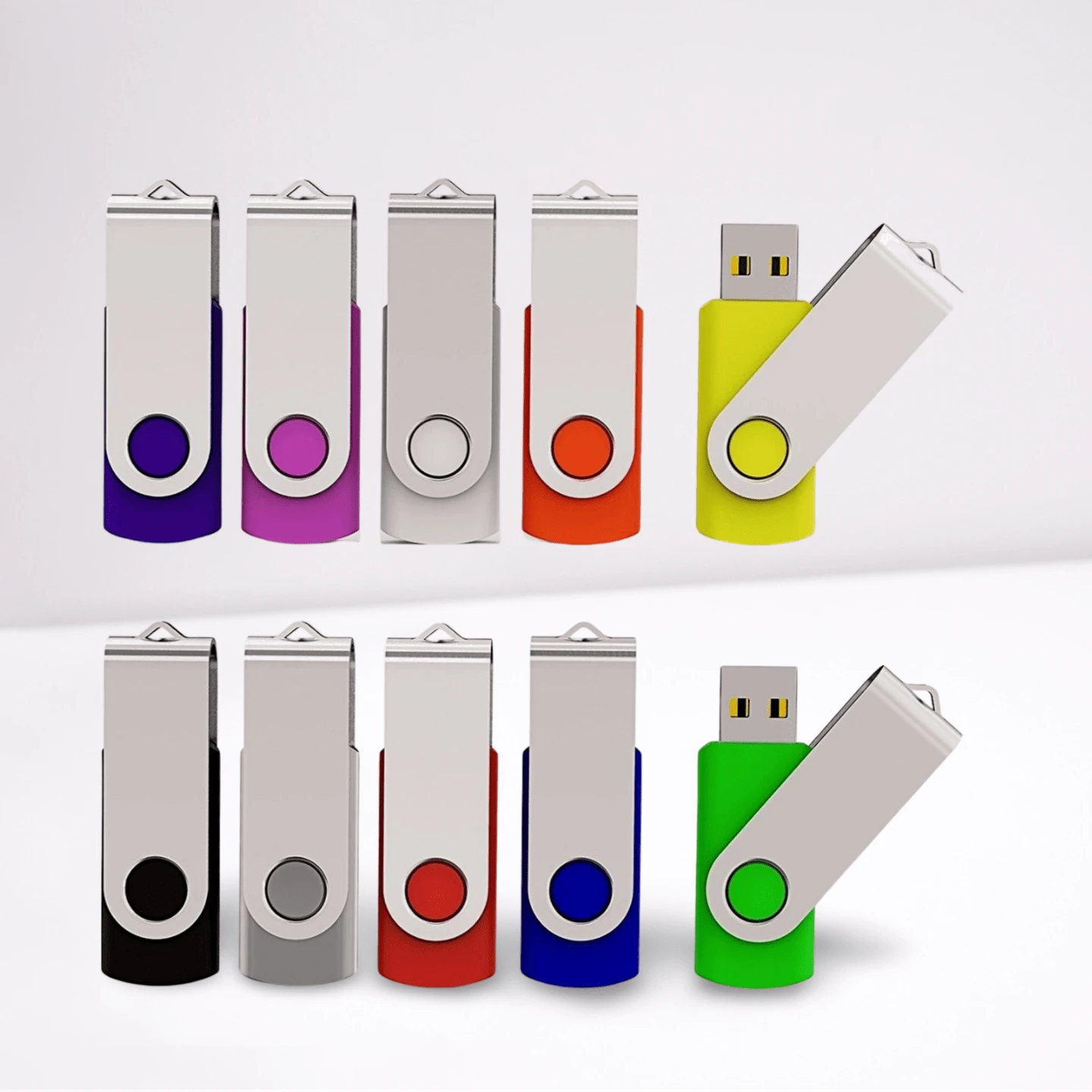 10 Pack Of 32GB USB Flash Drives USB 2.0 Memory Stick Thumb Drives In ...