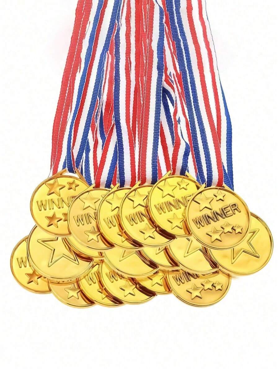 10 Party Encouragement Medals, Competition Winning Incentive Medals For ...