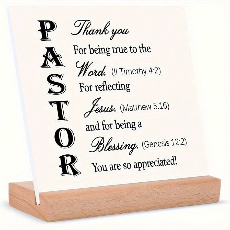1pc Christian Gifts, Pastor Appreciation Gifts, Thank You Gift For ...