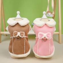 23cm Deer Pattern Thick Cotton Vest, Warm Pet Clothes, Dog/Cat Jacket ...