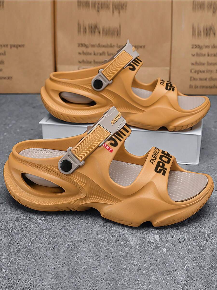 2025 New Summer Men's Sports Sandals, EVA High Elastic Rubber Thick ...