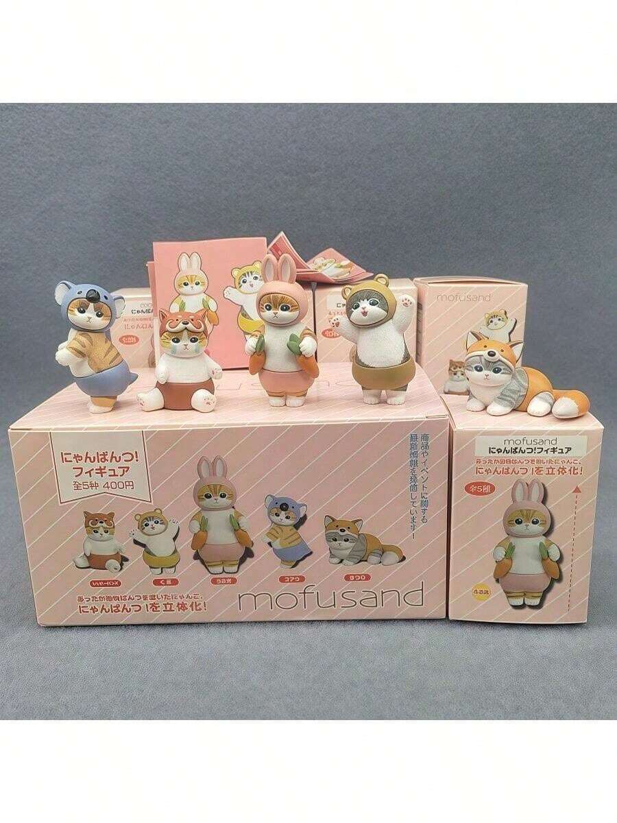 Sanrio 1 pieza Caja Eikoh Egg Mofusand Rabbit Cat Cos Rabbit Shark Cat ...