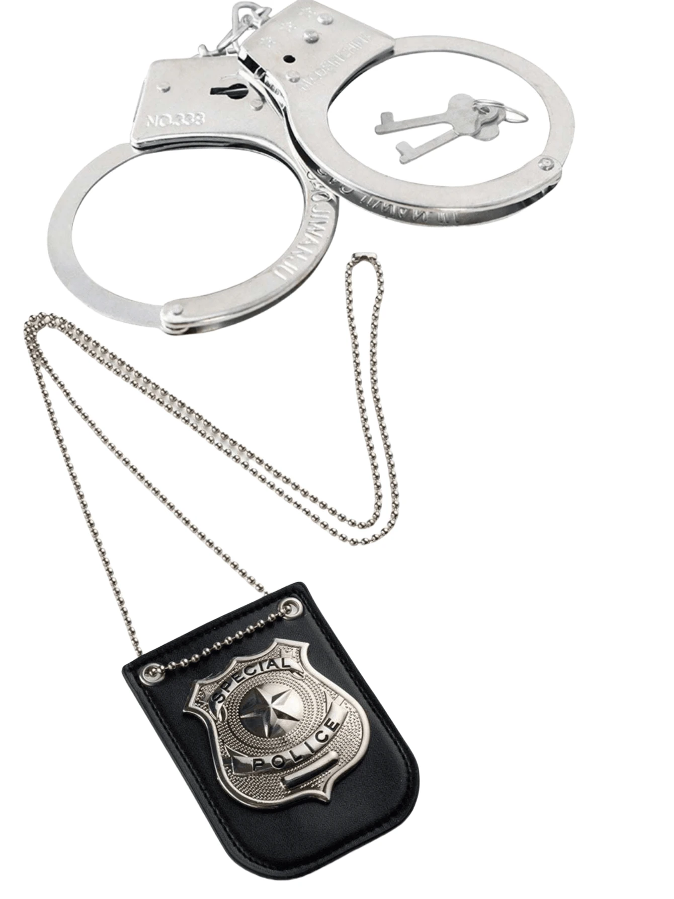 2pcs/Set Halloween Police Badge With Lanyard And Belt Buckle Police ...