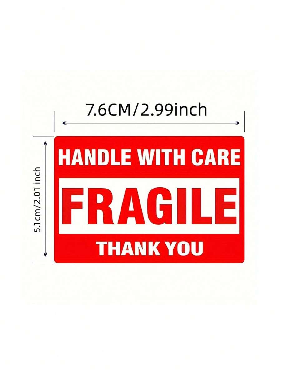 Customization Fragile Stickers, Fragile Stickers For Shipping, Strong ...