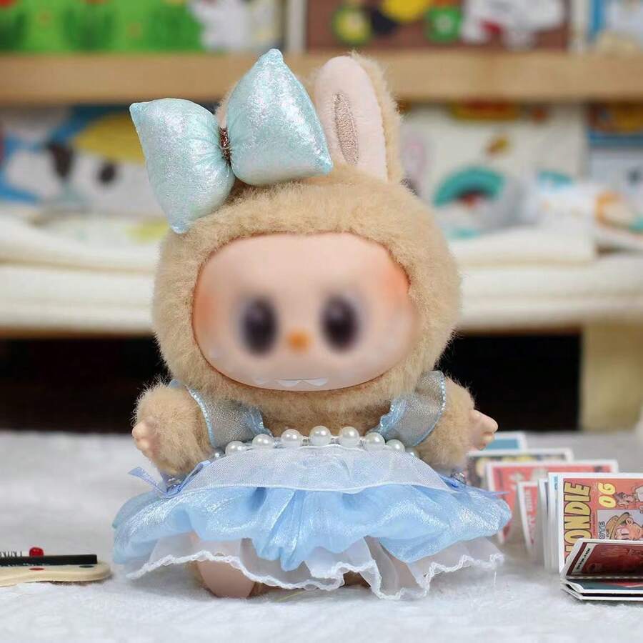 [Clothing Only] 17cm 2nd Gen Labubu Doll Clothing Plush Hanging ...