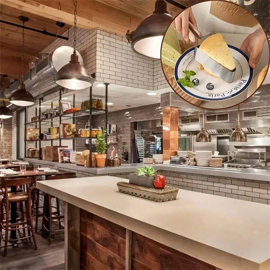 Professional Stainless Steel Cake Slicer - Triangle Cutter And ...