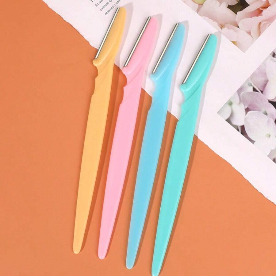 12pcs Set Women Eyebrow Razor, Facial & Body Hair Trimmer, Safety ...