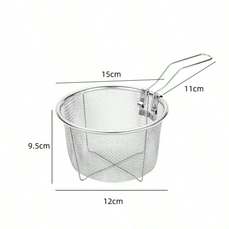 New Stainless Steel Frying Net, Fence Fishing Noodle Spoon Frying Net ...