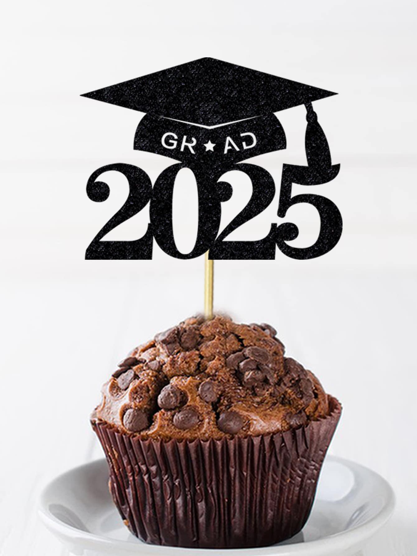 12 piezas Toppers para pastel con gorra de graduación del 2025 ...