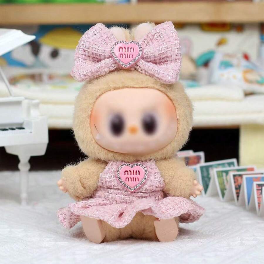 [Clothing Only] 17cm 2nd Gen Labubu Doll Clothing Plush Hanging ...