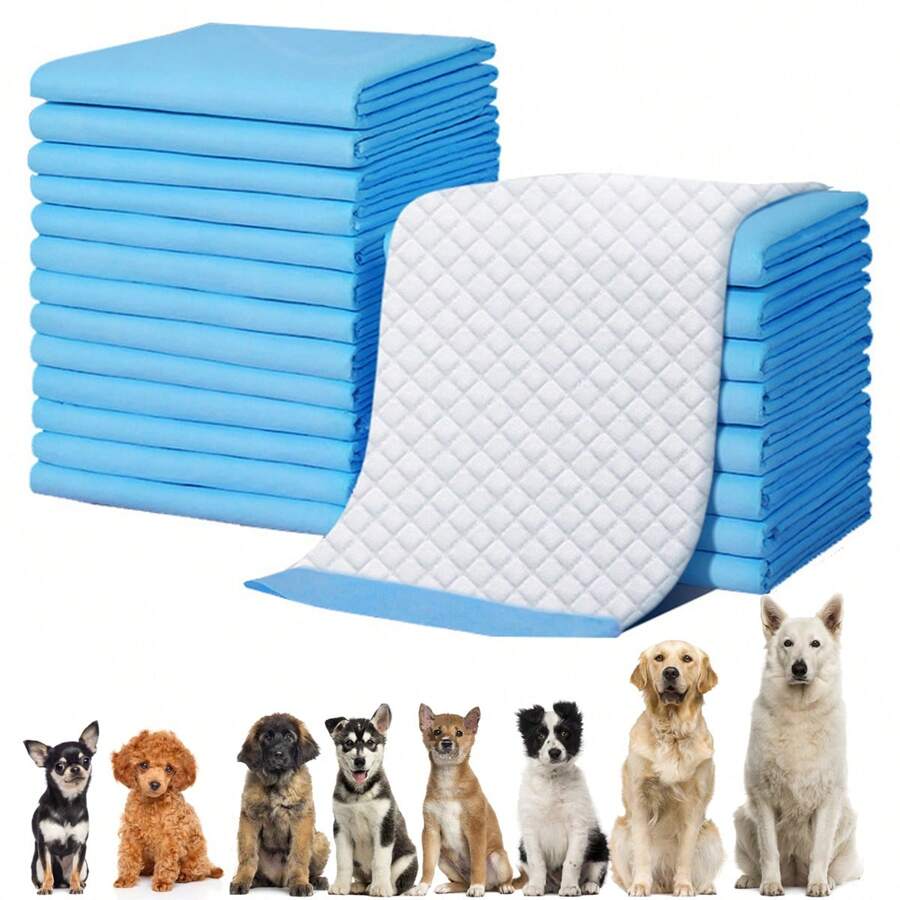 100pcs Pet Pads Bulk Wholesale Thick Odor-Absorbing Dog Pee Mats Pet ...