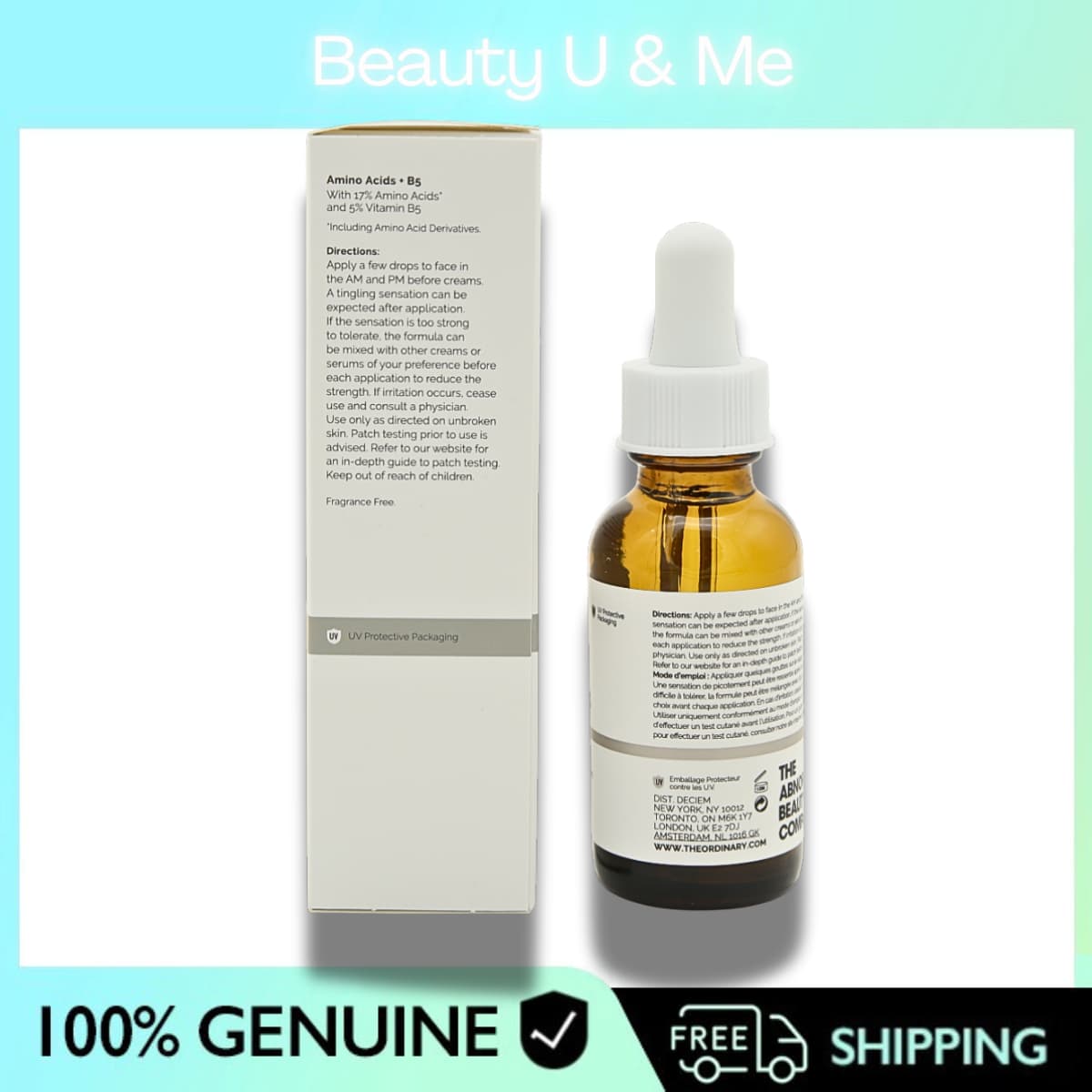 The Ordinary Amino Acid + B5 30ml Hydrating Serum | SHEIN USA
