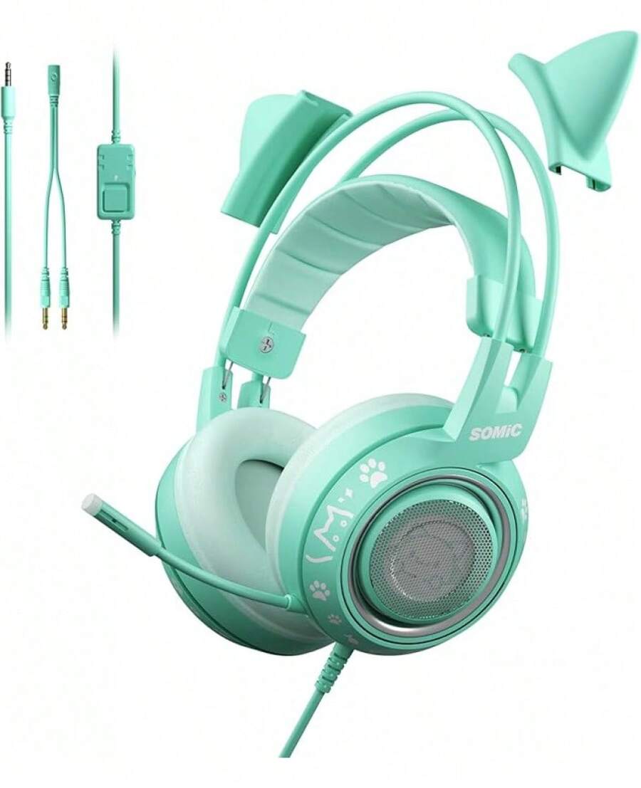 SOMIC G951S Purple Stereo Gaming Headset With Mic For PS4, , One, PC ...