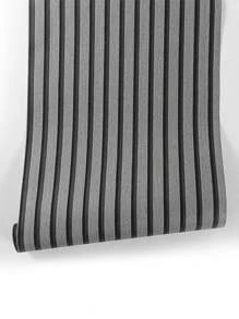 Swehoirt 3D Effect Houten Latten Behang Donkergrijs En Zwart Paneel ...