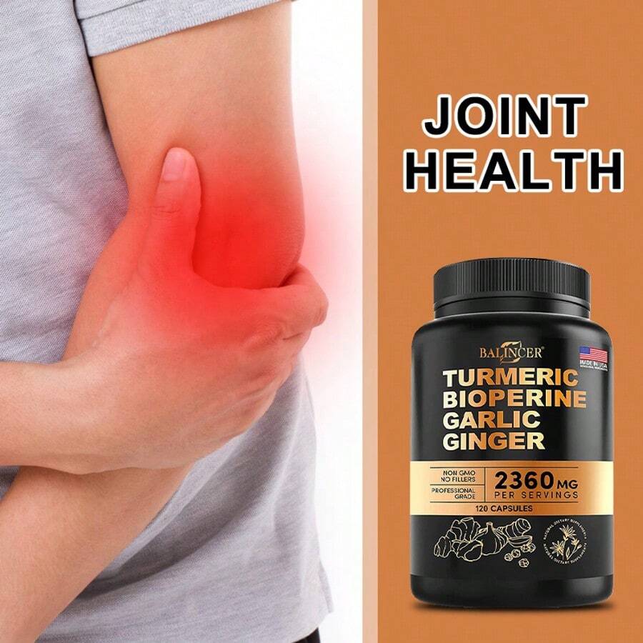 Joint, Heart, Immune Health Support - With Turmeric Root Extract ...