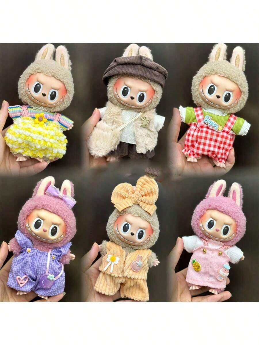 Muñeca de peluche Labubu 2025 de nueva generación de 17 cm, muñeca coleccionable de 1era y 2da ...