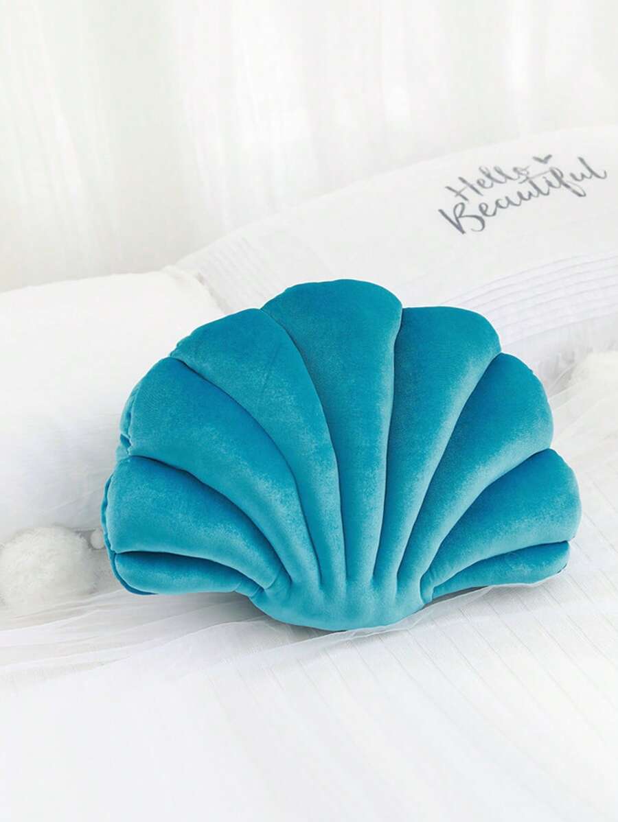 Plush Seashell Shaped Decorative Throw Pillow, Home/Marine Decor Sofa ...