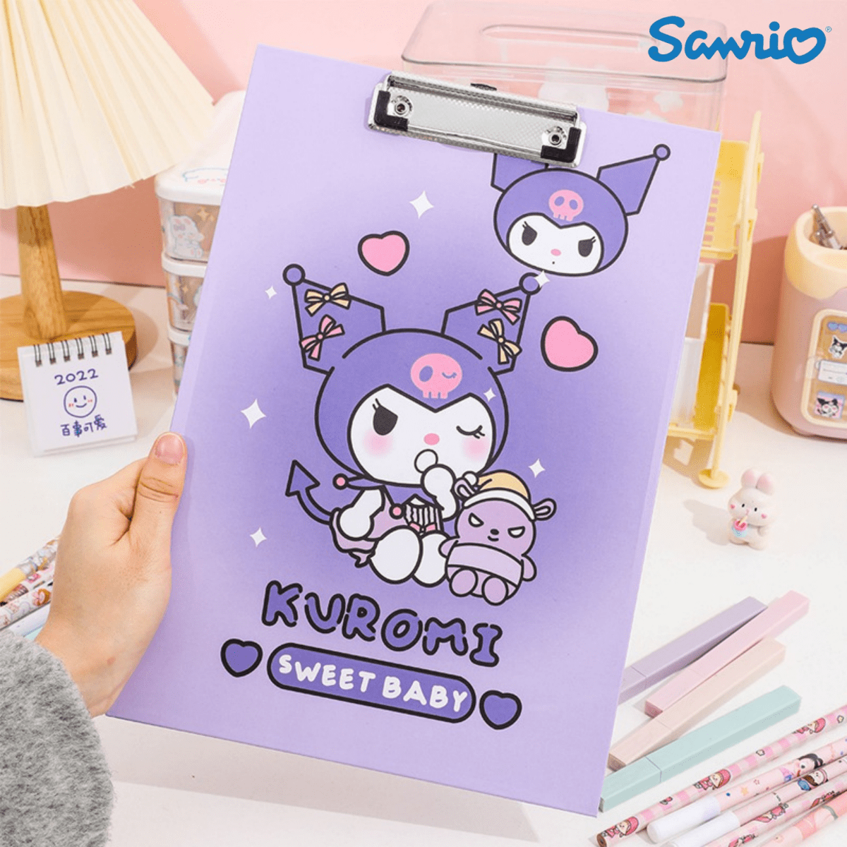 1 Peça Pasta Grossa Tamanho A4 da Sanrio, Pasta de Cartolina Nível de ...