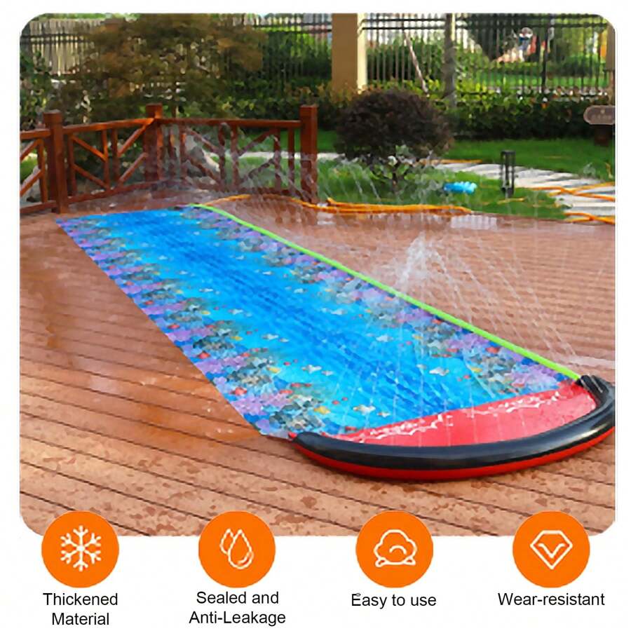 Slip And Slide Water Slide - 15.75ft Lawn Water Slides For Water Game ...