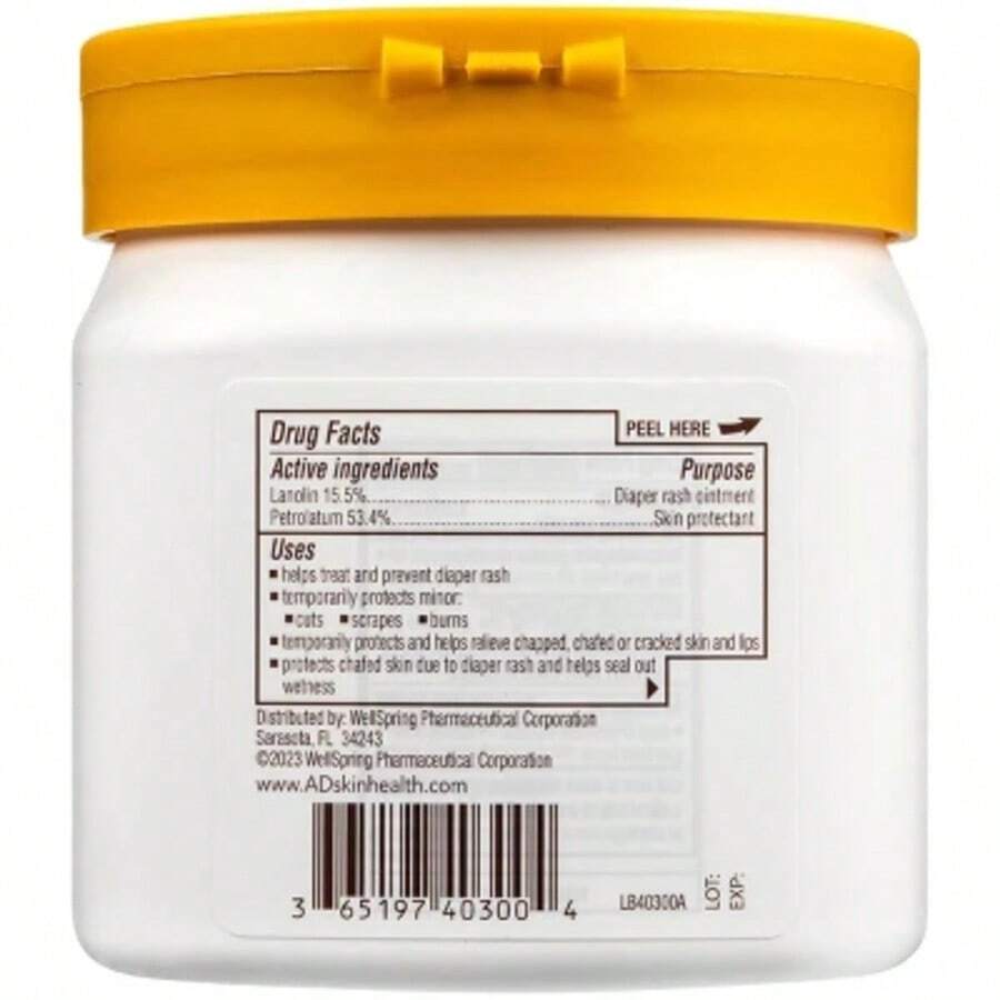 Pomada para la irritación del pañal de bebé A+D, protector para bebés ...