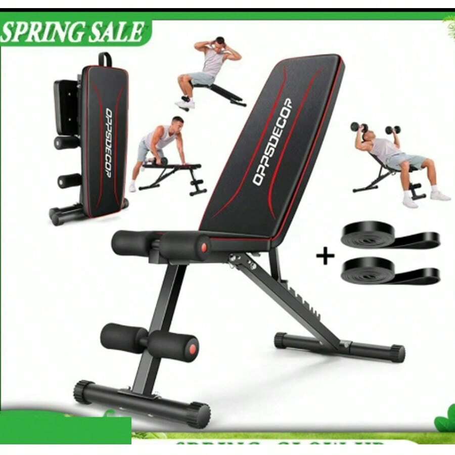 Weight Bench, AdjustableStrength Training Bench For Full BodyWorkout ...