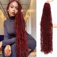 36 polegadas novos faux locs crochê tranças cabelo super longo deusa ...