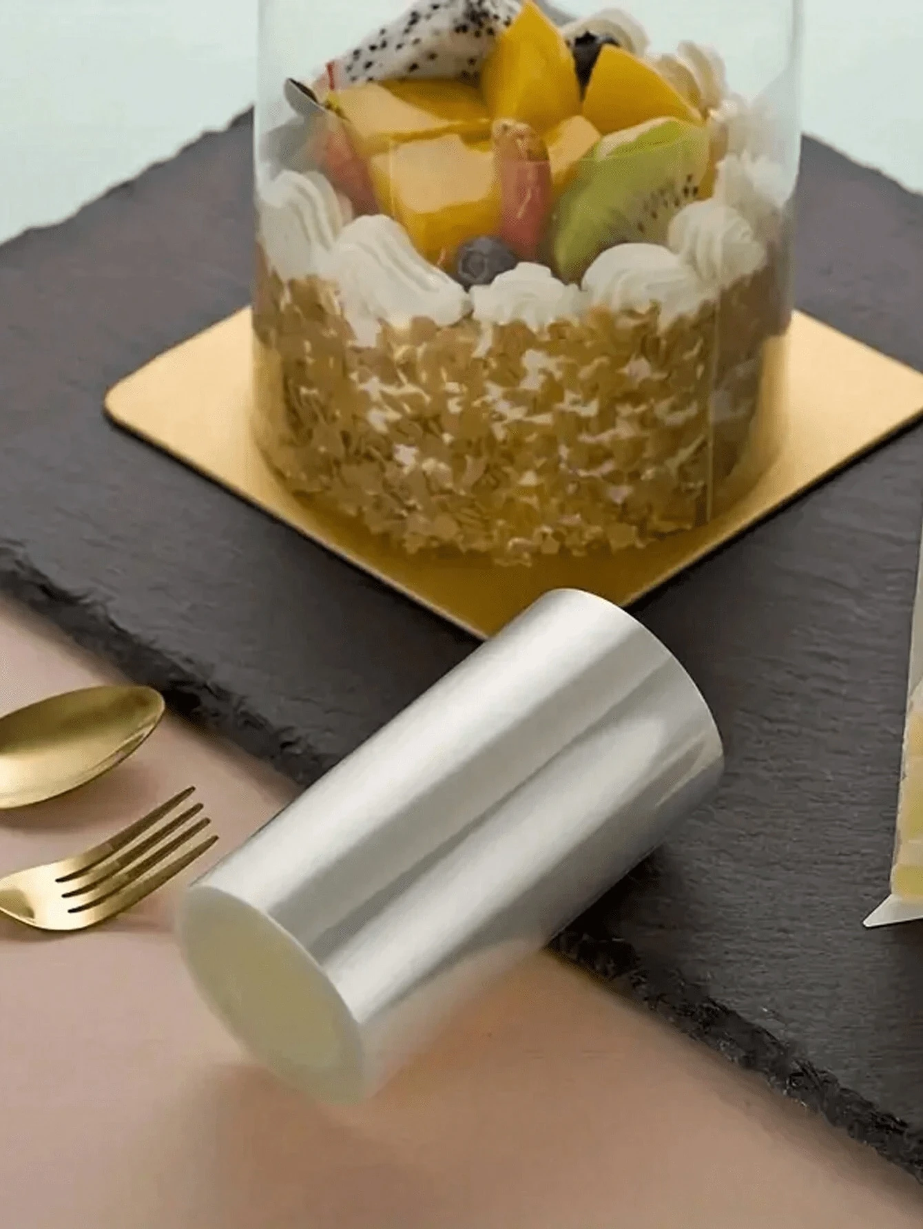 1pc Thicker & Higher Plastic Cake Border, 5m Mousse Border, Clear Pet ...