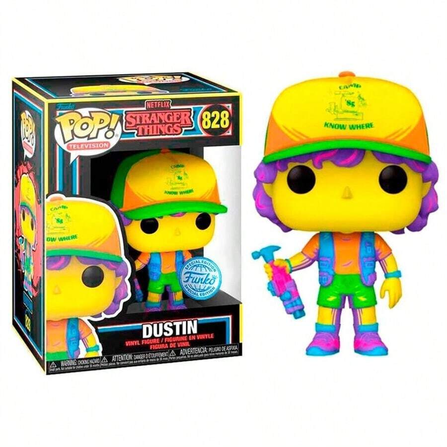 Funko Pop Figure Dustin In Beef Black Light Exclusive Shein Uk