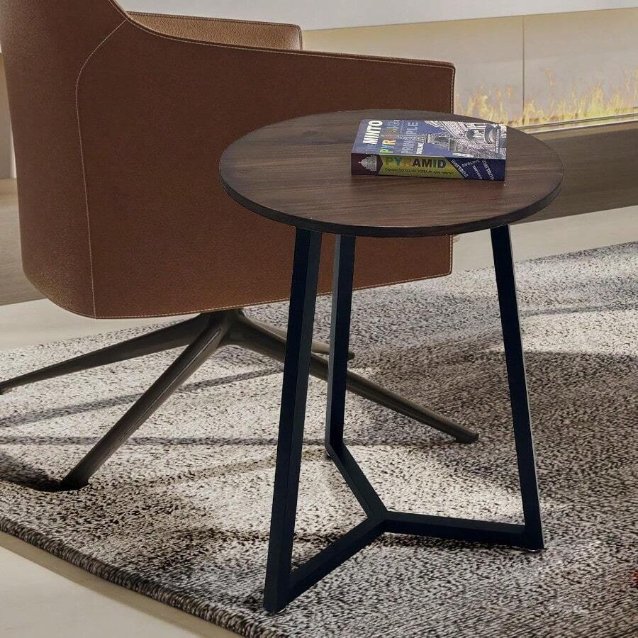 Round Table Legs 16 Inch Coffee Table LegsMetal Table Base Black Iron ...