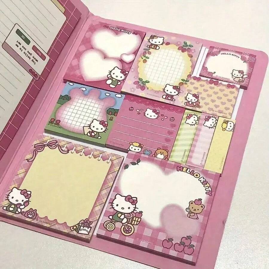 Sanrio Kawaii Sanrio hello kitty Cahier de commodité Mymelody Kuromi ...