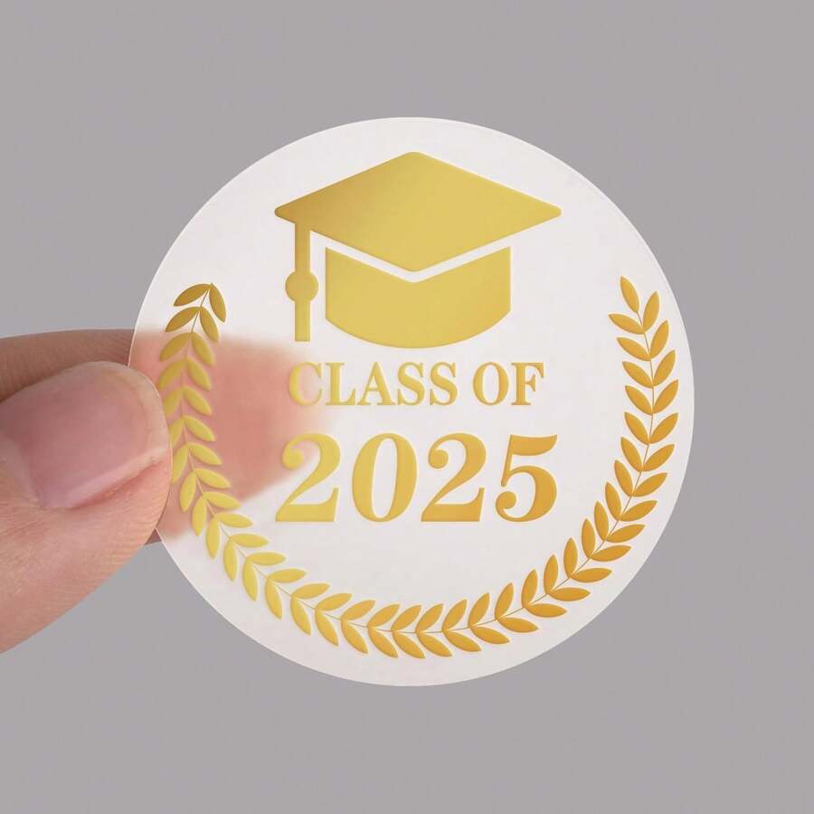 500PCS Graduation Stickers, Class Of 2025, Graduation Envelope Seals ...