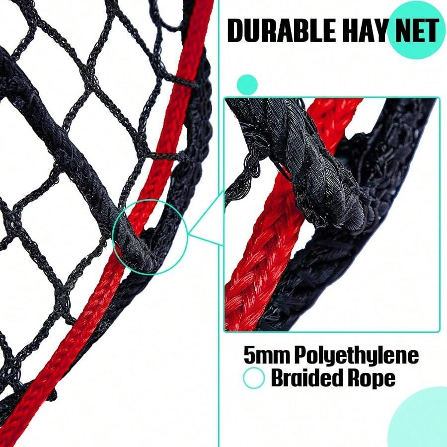 Hay Net Hay Bales Round Bale Net Slow Feed 5 Mm Thick Knotless Large ...