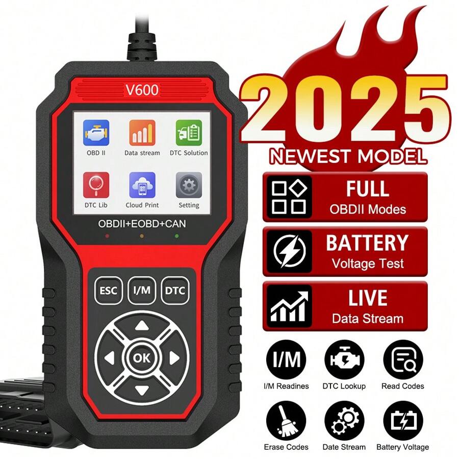 Car Diagnostic Tool Professional OBD2 Scanner Battery Voltage Detection ...