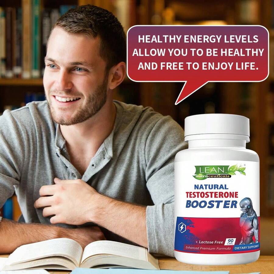 Potenciador de testosterona para hombres, suplemento masculino con ...