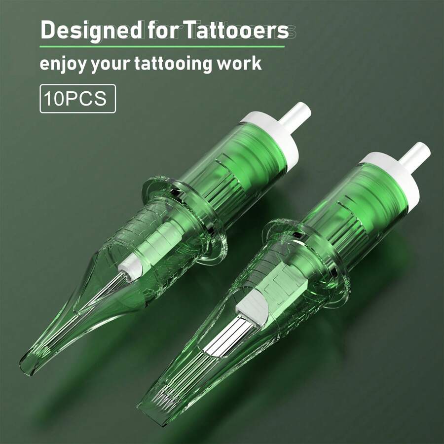Tattoo Set With 10 Pcs Cartridge Needles For Beginners And Artists ...