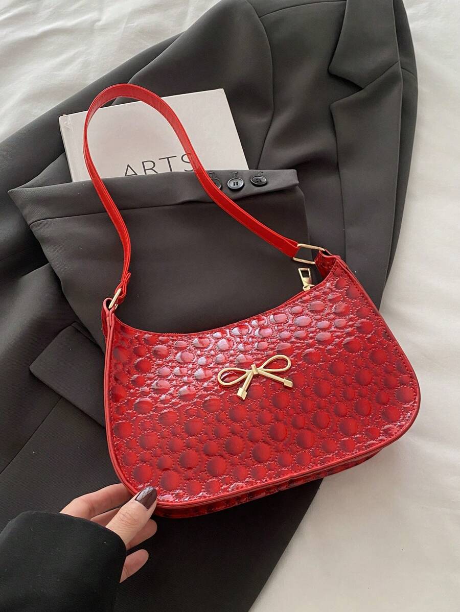 Bolsa de Ombro Estilo Coreano Doce com Laço, Novo Modelo Chique 2025 ...